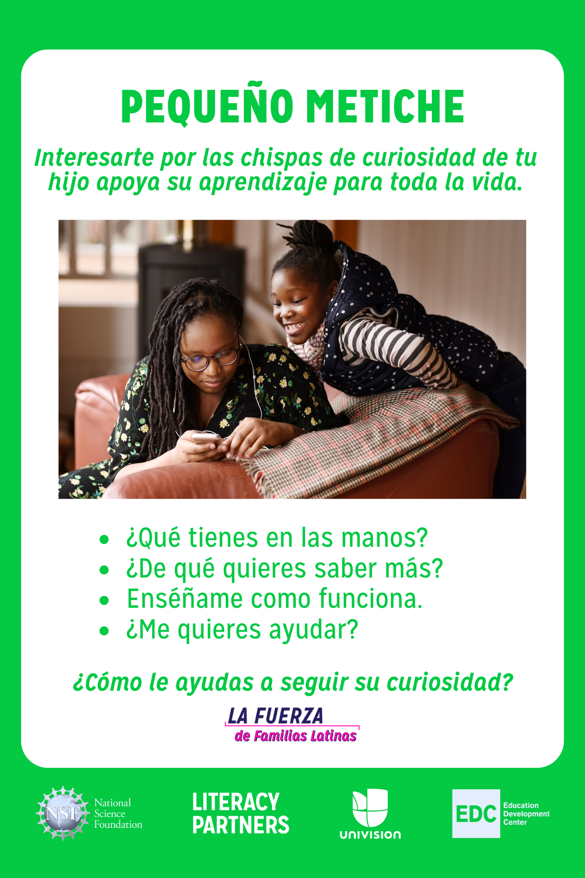 Pequeño Metiche - La Fuerza de Familias Latinas